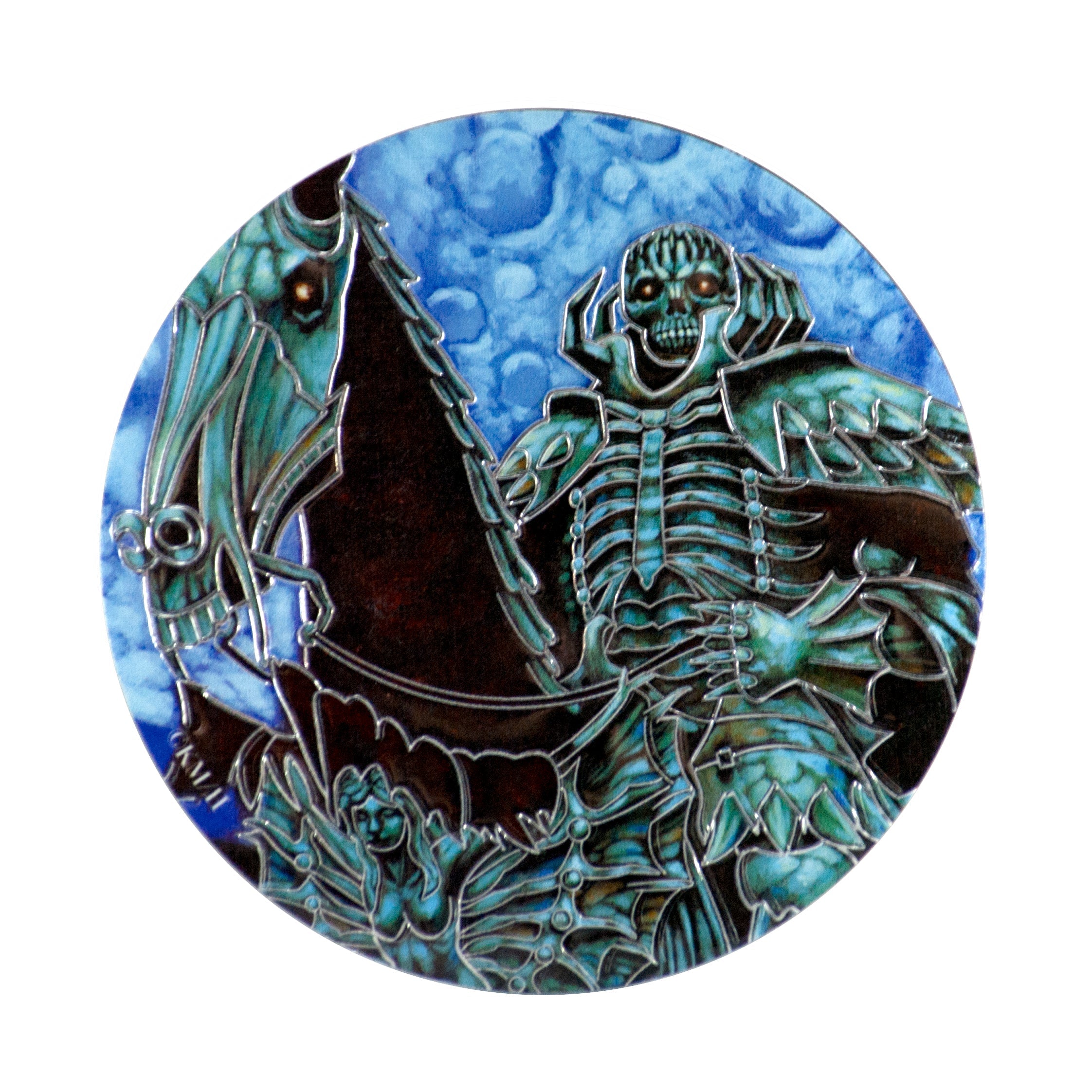 [The Great Berserk Exhibition] Berserk Engraving Sticker Skull Knight ...
