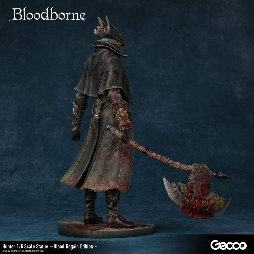 Bloodborne Gecco - Hunter 1/6 Scale Statue Blood Regain Edition ...