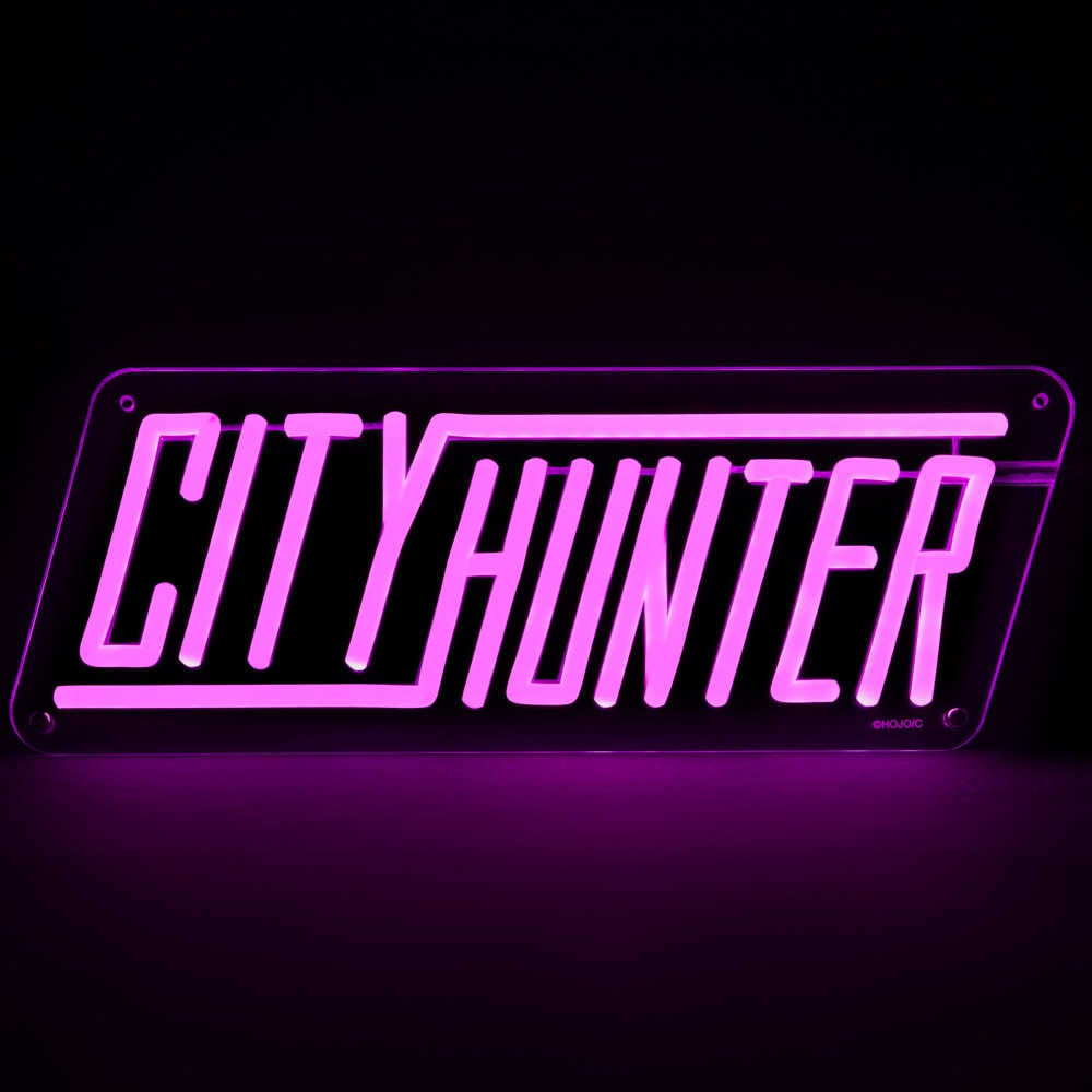 City Hunter Shinjuku City Pop Pop-Up Shop - LED Neon Sign Pink ...