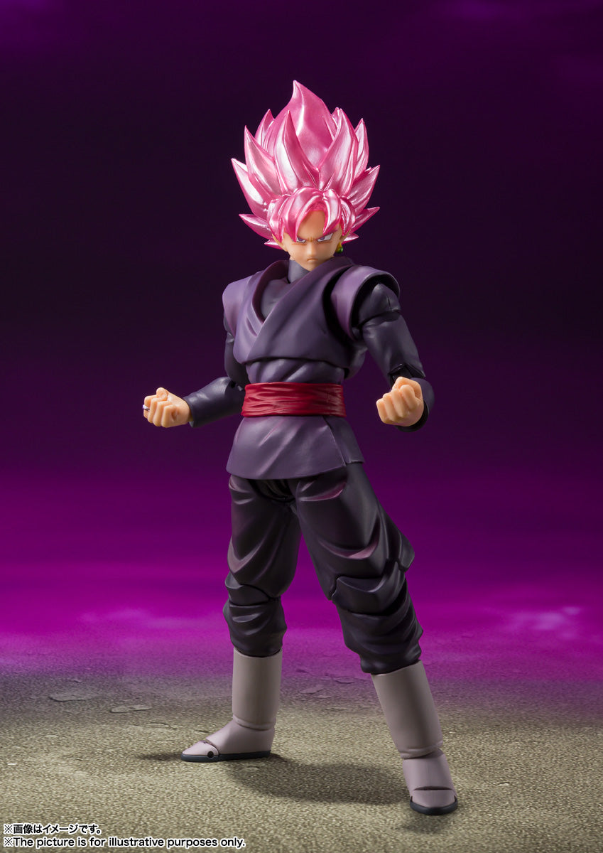 Dragon Ball Super S.H.Figuarts Figure - Goku Black Super Saiyan Rosé ...