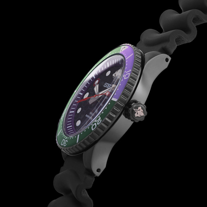 Evangelion x Seiko Collaboration - EVA-01 Diver's Watch EVA-01 Model ...