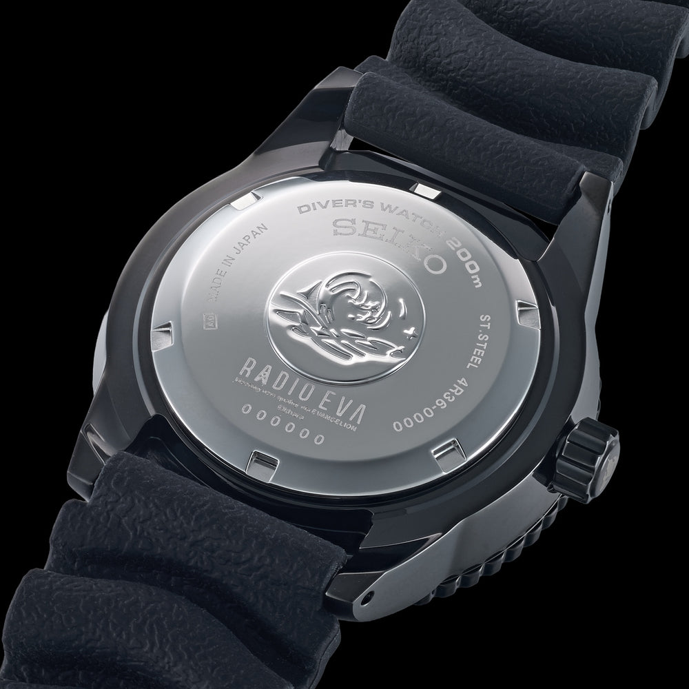 Evangelion x Seiko Collaboration - EVA-01 Diver's Watch EVA-01 Model ...