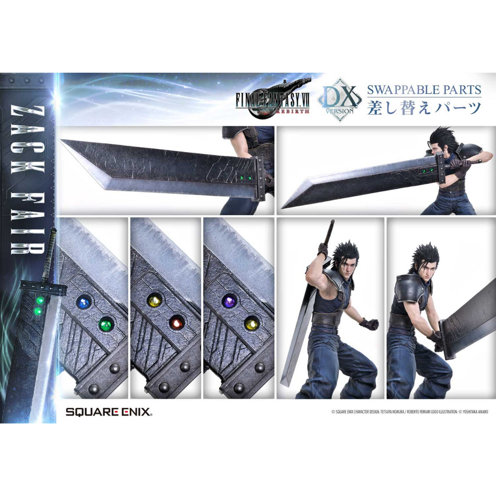 FINAL FANTASY VII REBIRTH SQUARE ENIX MASTERLINE - 1/4 SCALE ZACK FAIR ...