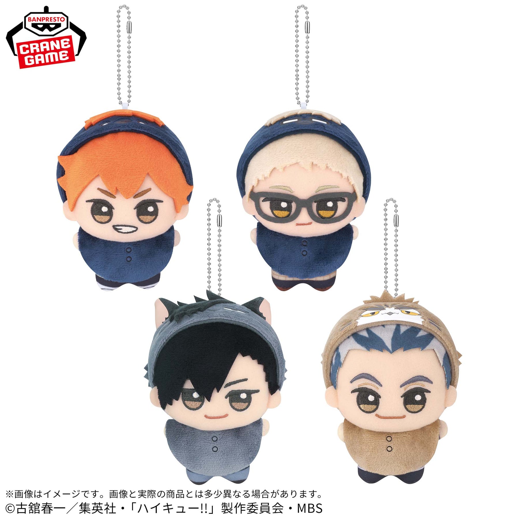 Haikyu!! - Chibigurumi Animal Poncho Vol. 1 Complete Set of 4 – JumpIchiban