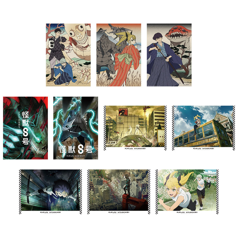 ICHIBAN KUJI KAIJU NO. 8 - 2ND EDITION - D PRIZE - CLEAR POSTER Comple – JumpIchiban