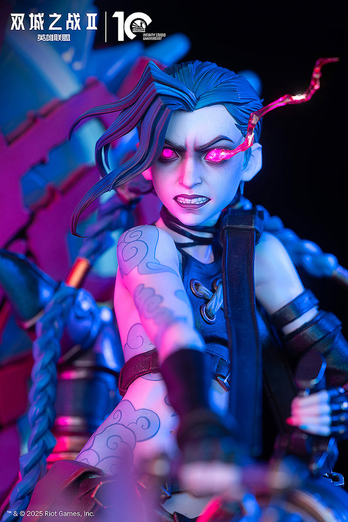 League of Legends Arcane Season 2 1/4 Scale Figure - Jinx Arcane Ver ...