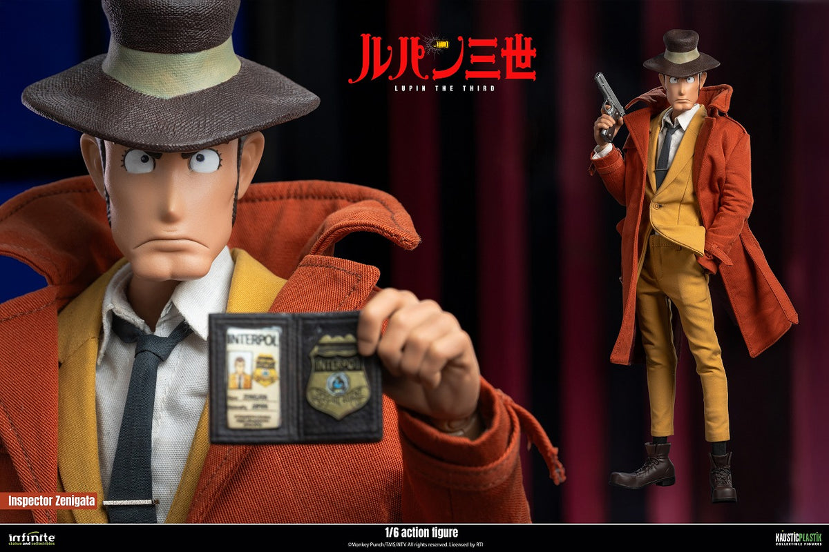 Lupin the Third Part 4 1/4 Scale Action Figure - Inspector Zenigata (S ...
