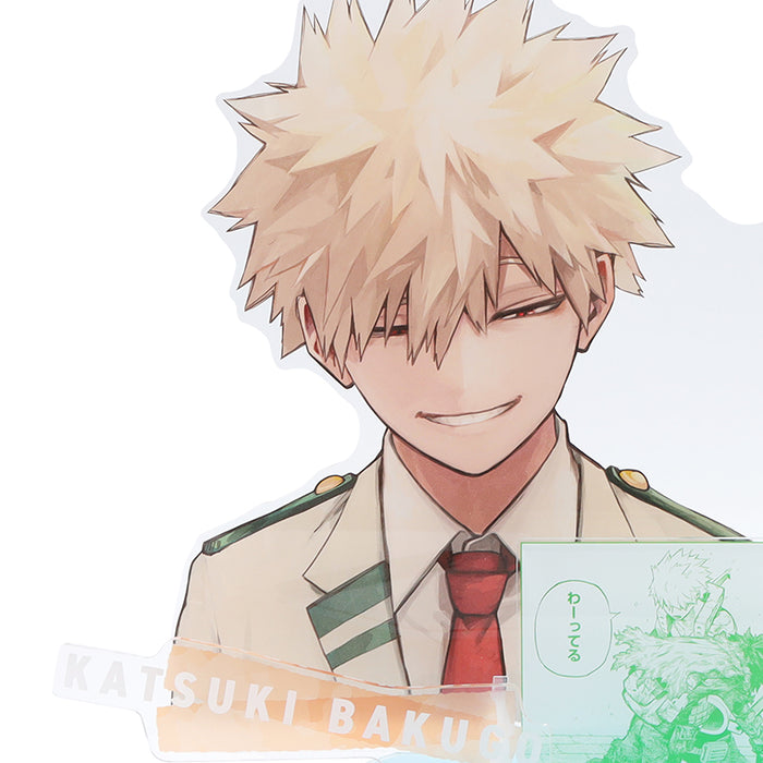 My Hero Academia Acrylic GIGA Figures Izuku Midoriya and Katsuki Bakug ...