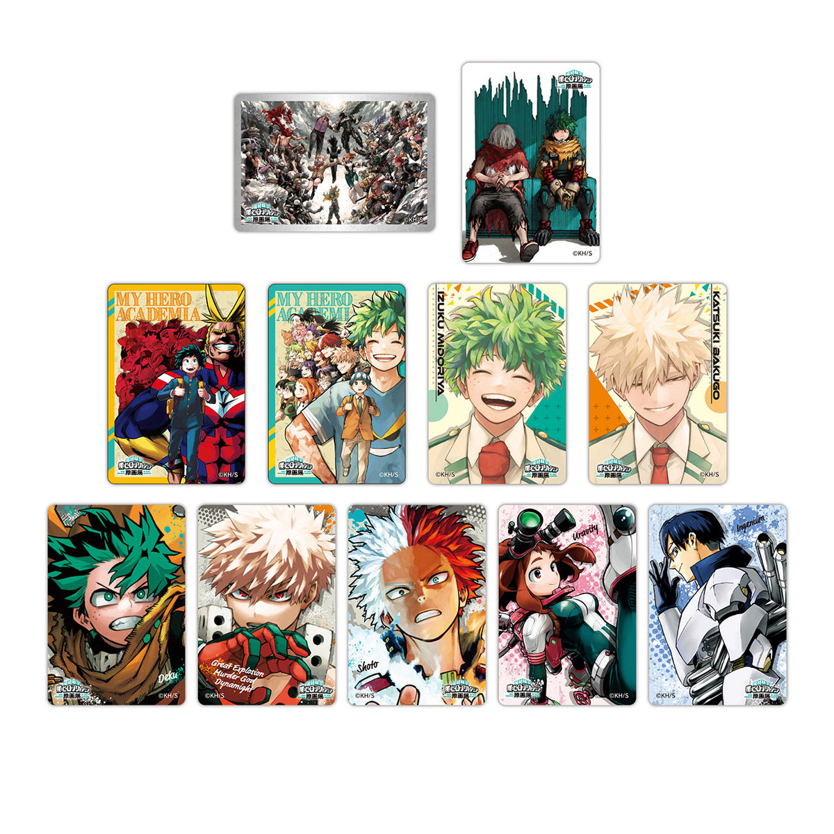 My Hero Academia Original Art Exhibition - Magnet Sticker Complete Set ...