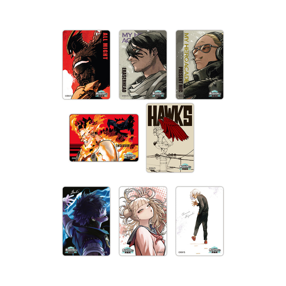 My Hero Academia Original Art Exhibition - Magnet Sticker Complete Set ...
