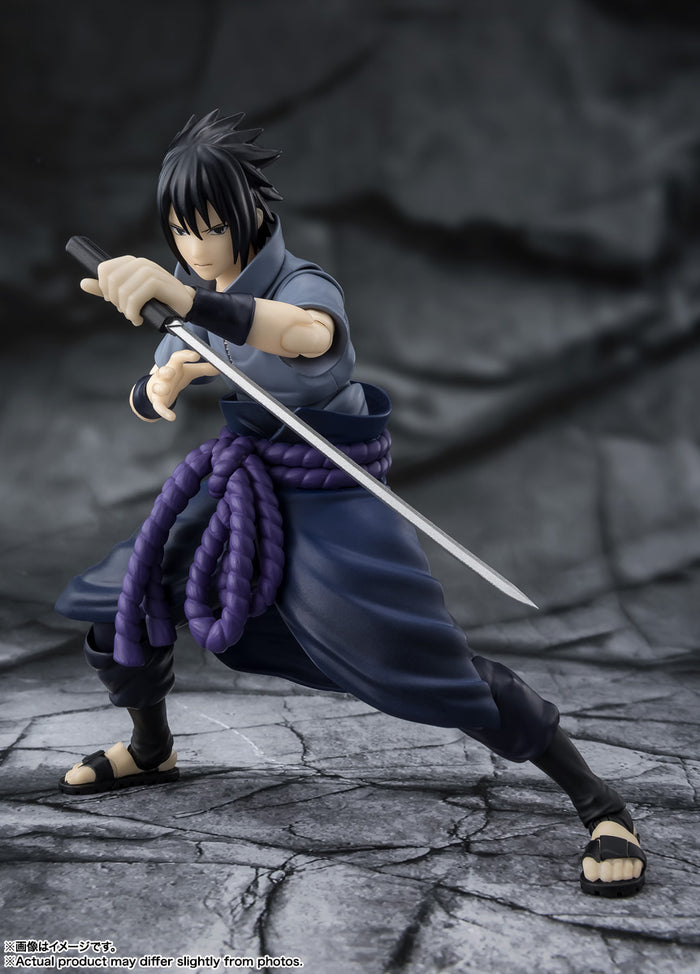 Naruto Shippuden S.H.Figuarts - Sasuke Uchiha The Lone Shinobi Who Bur ...