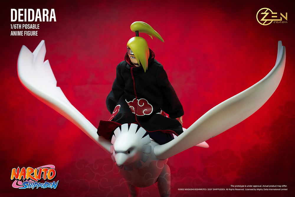 Naruto Shippuden PAF 1/6 Scale Action Figure - Deidara Regular or Delu ...