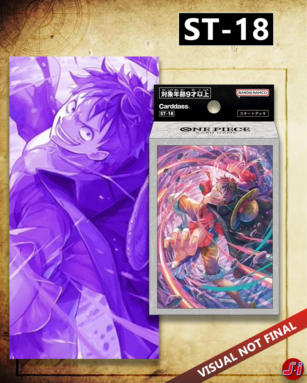 ONE PIECE CARD GAME STARTER DECK - PURPLE MONKEY D. LUFFY ST-18 – JumpIchiban