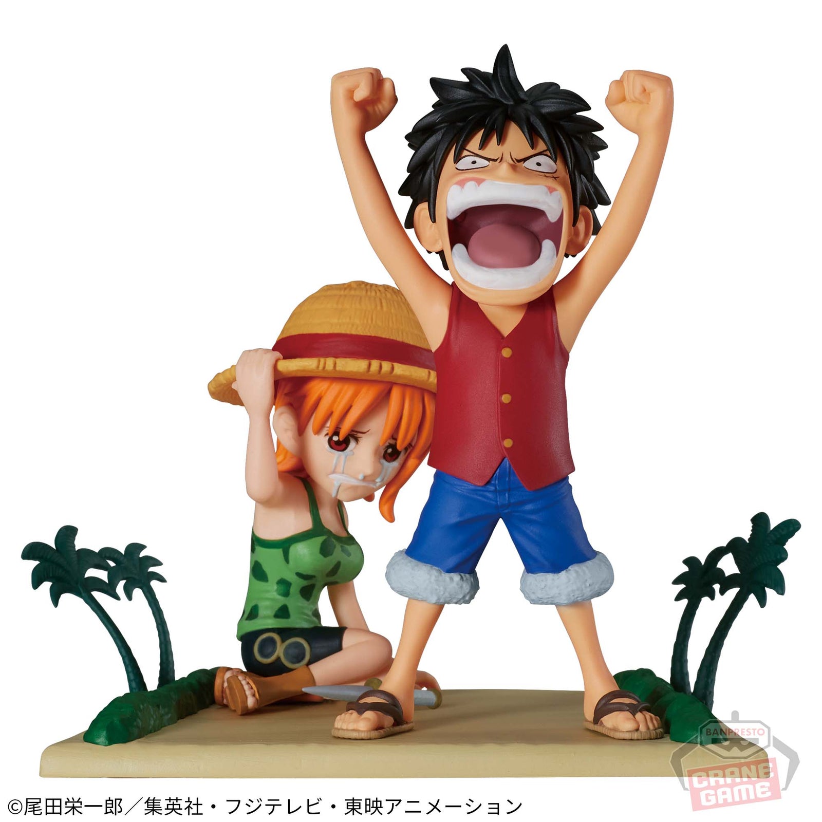 ONE PIECE WORLD COLLECTABLE FIGURE LOG STORIES - MONKEY D. LUFFY & NAM ...