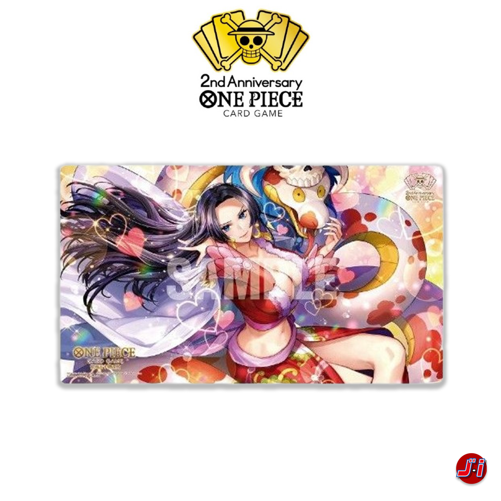 (PLAYMAT ONLY) ONE PIECE CARD GAME 2nd ANNIVERSARY - BOA HANCOCK PLAYM ...