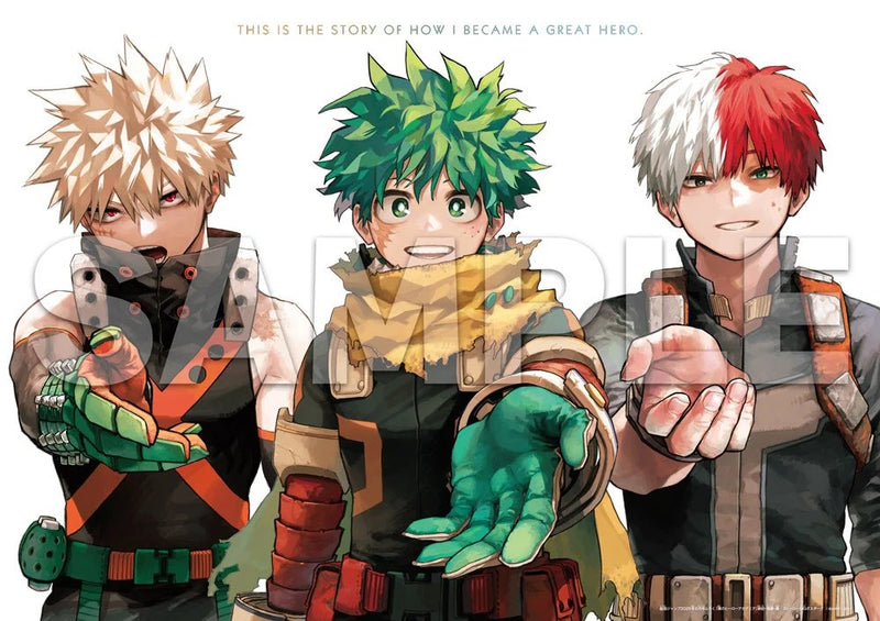 Saikyo Jump 6 - 2025 Bonus MHA Poster + Jujutsu Kaisen Card Set + Drag ...