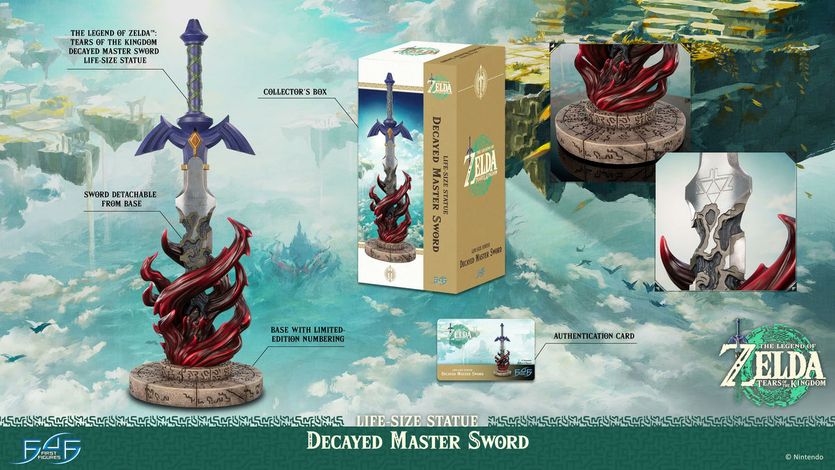 The Legend of Zelda: Tears of the Kingdom 1/1 Life Size Statue - Decay ...