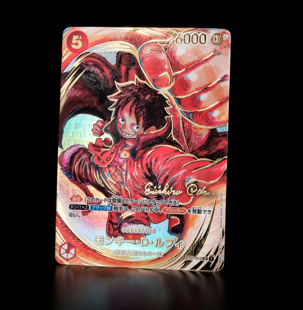 ONE PIECE CARD GAME ST01-012 SR 1st Anniversary Special card SIGN VERS ...